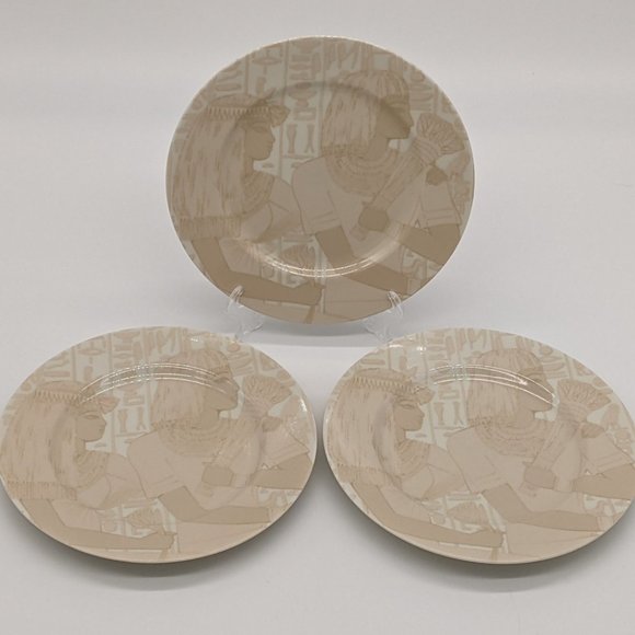 Fitz and Floyd | Dining | Fitz Floyd Three Salad Plates Egyptian ...
